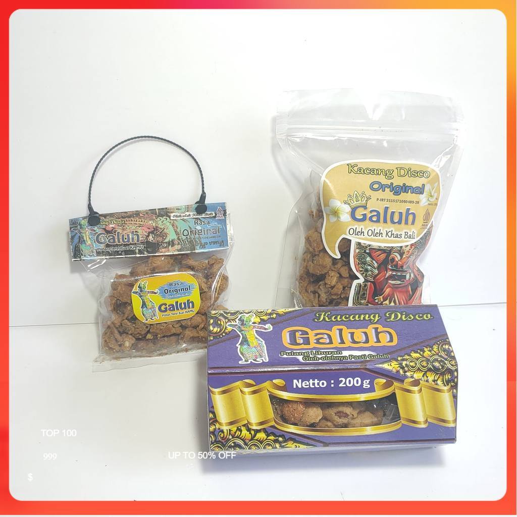 Jual Kacang Bandung Rasa Original Puch, Box 200g & 100g | Shopee Indonesia