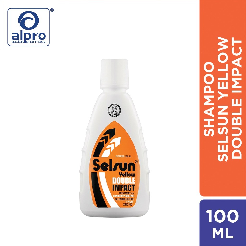 Jual Selsun Yellow Double Impact Shampoo 100 ML | Shopee Indonesia