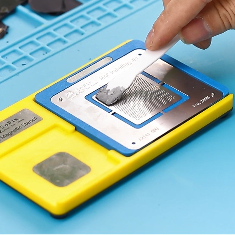 Jual MasterXu logic board BGA Reball Plate For MacBook GPU PMUI SMC ...