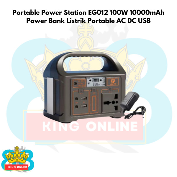 Jual Portable Power Station EG012 100W 10000mAh Power Bank Listrik ...