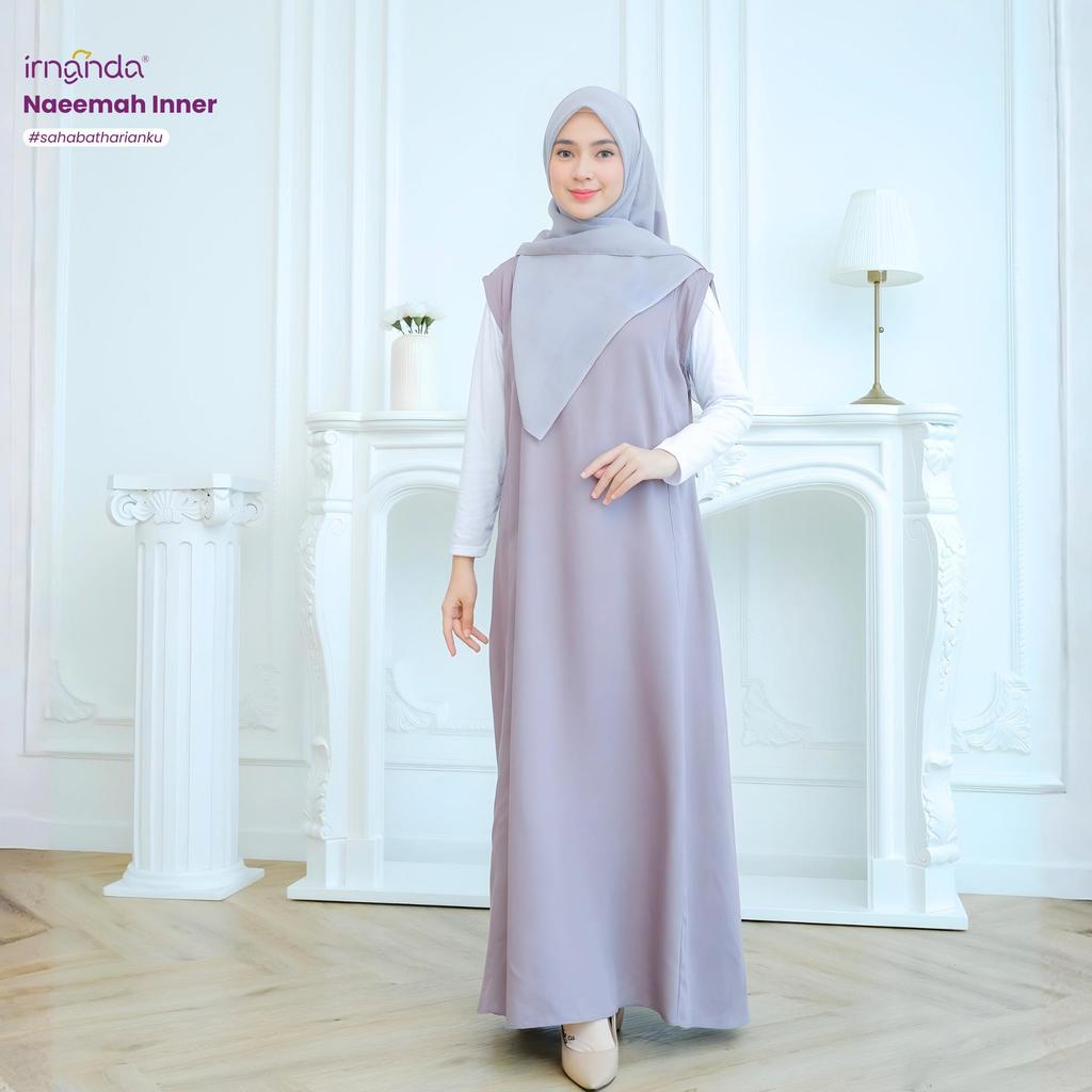 Jual Naeemah Inner Dress / Outer - Violet Rayon Premium Busui Friendly ...