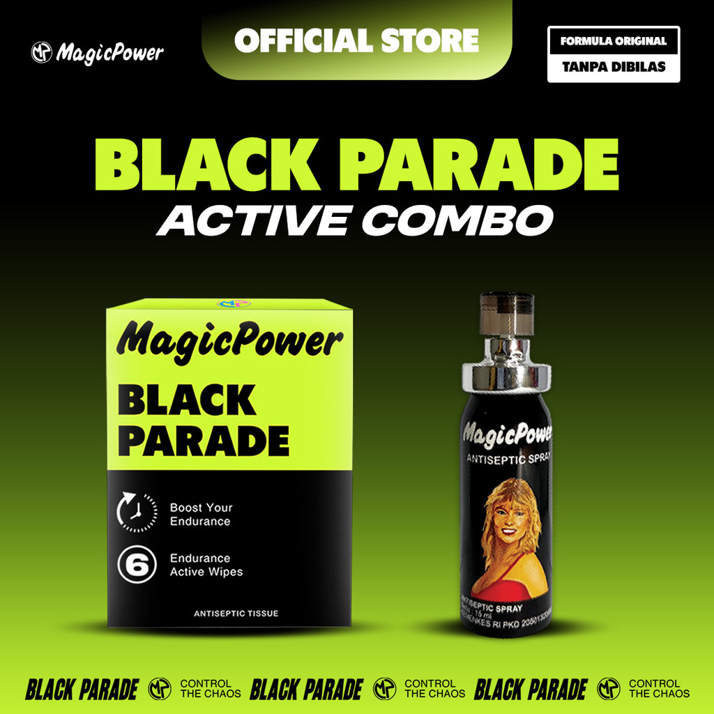 Jual [BUNDLE] Magic Power - 1 Pcs Spray 15 ml & New Black Parade Tissue ...