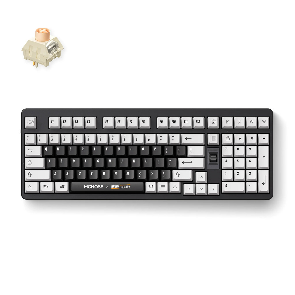 Jual MCHOSE UT98 x Unbox Therapy - Mechanical Keyboard Wireless Quiet ...