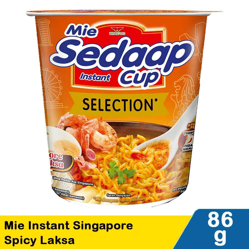 Jual SEDAAP MIE MIE INSTANT SG SPICY LAKSA 86g | Shopee Indonesia
