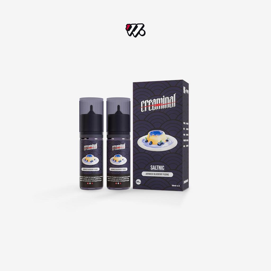 Jual [SALT] CREAMINAL JAPANESE BLUEBERRY PUDDING SALTNIC 15ML 30MG BY ...