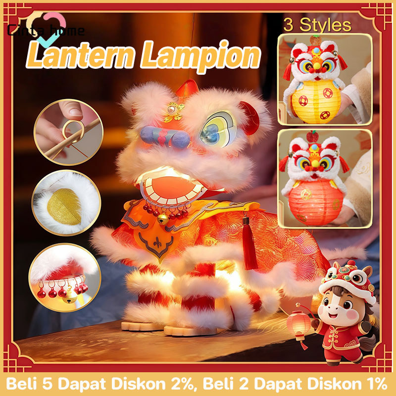 Jual Lantern Lampion Kreatif Dekorasi Dengan LED Light DIY Handmade ...