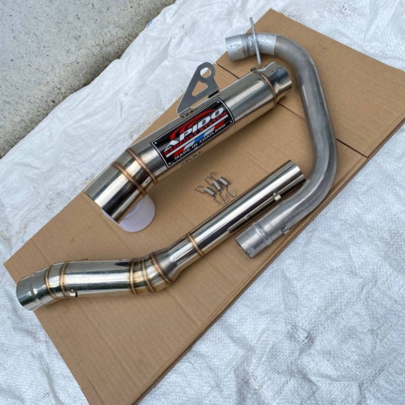 Jual Tambutso SUPER open spec apido pipe exhaust pipe tmx motoposh 125 ...