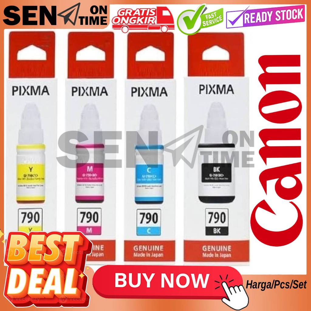 Jual Canon GI-790 Original Ori Tinta Refill Botol Catridge Botolan ...