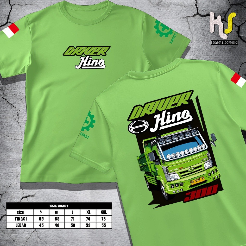 Jual Avery Clothing- KAOS DRIVER HINO - KAOS TRUCK SIMPLE DAN DINAMIS ...
