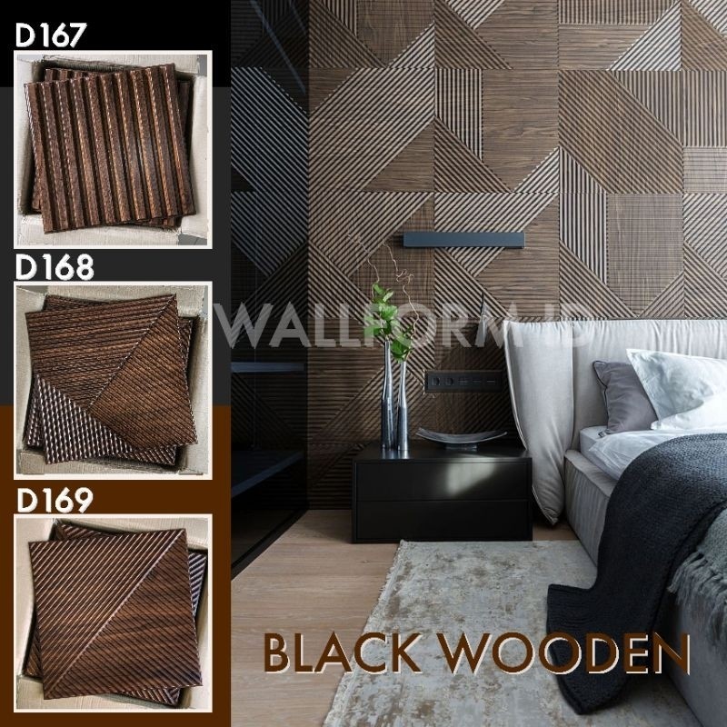 Jual Premium Kisi Kisi 50cm Wall Panel 3D PVC Wallpaper Dinding Wood ...