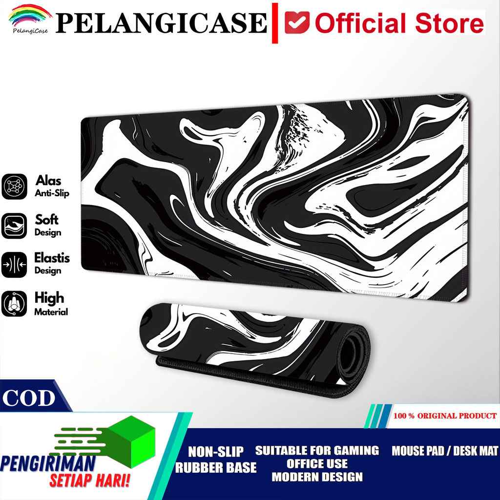Jual PelangiCase Mouse Pad Gaming XXL 80x30cm - DeskMat Karet Anti Slip ...