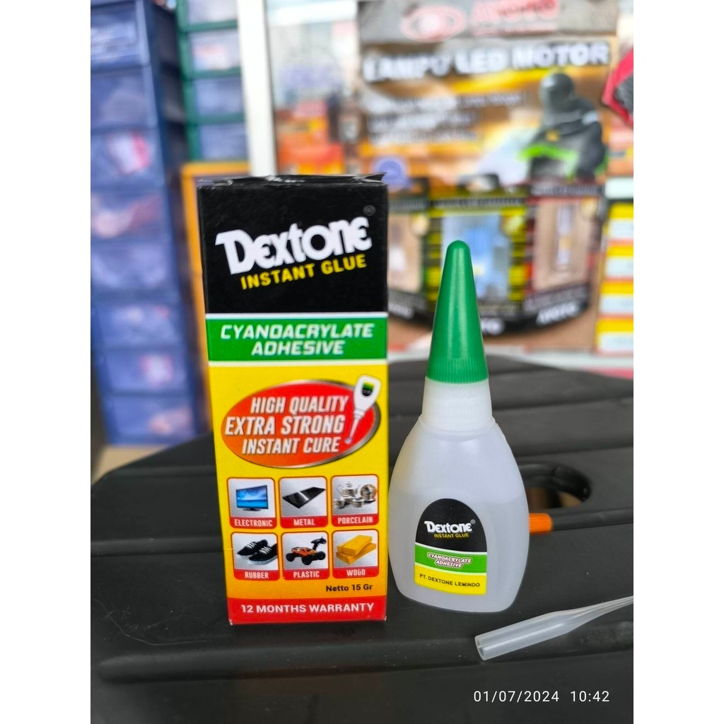 Jual lem power glue intan dextone original lebih cepat kering | Shopee ...