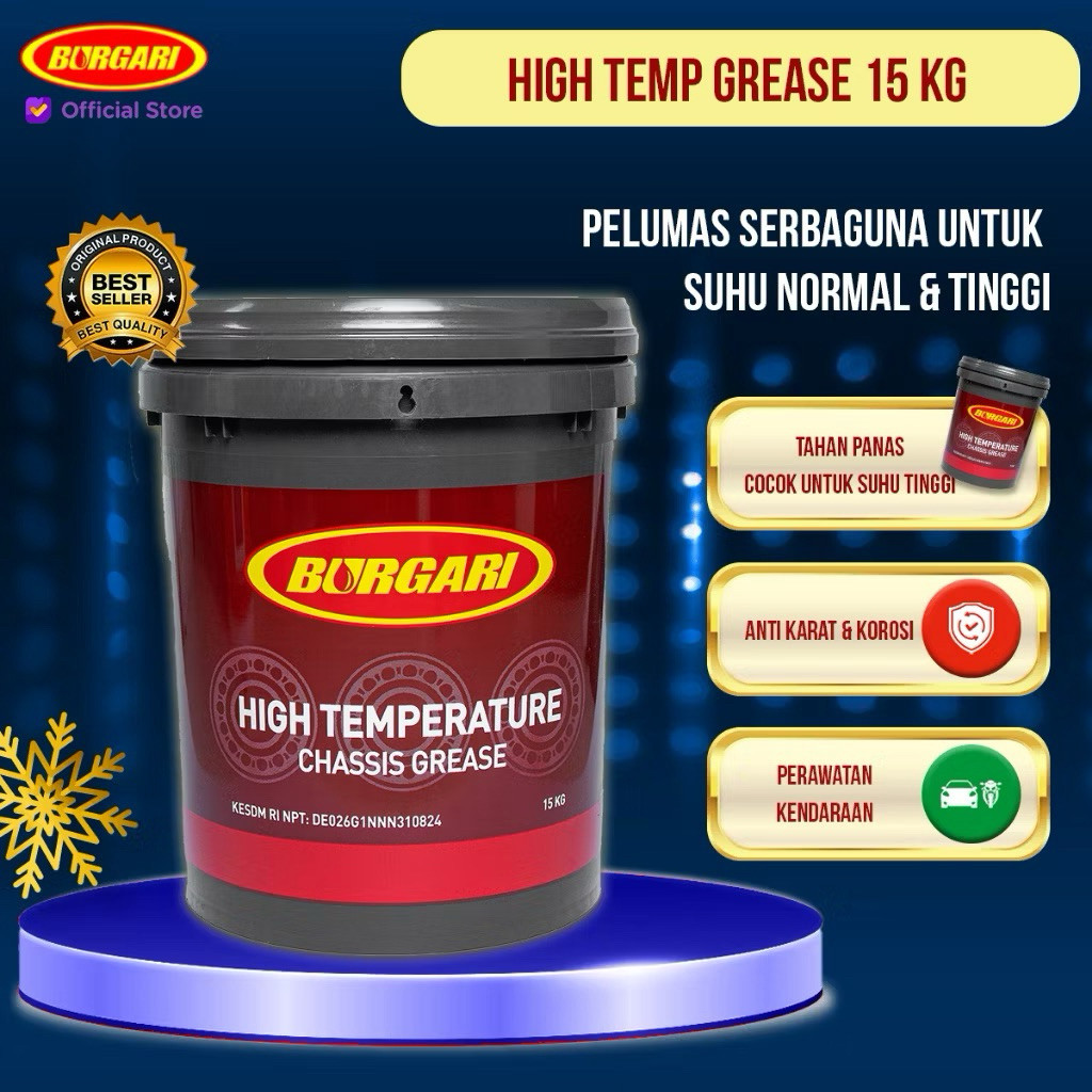Jual GEMUK GREASE STAMPET CHASSIS GREASE MERAH BURGARI HIGH TEMP HIGH ...
