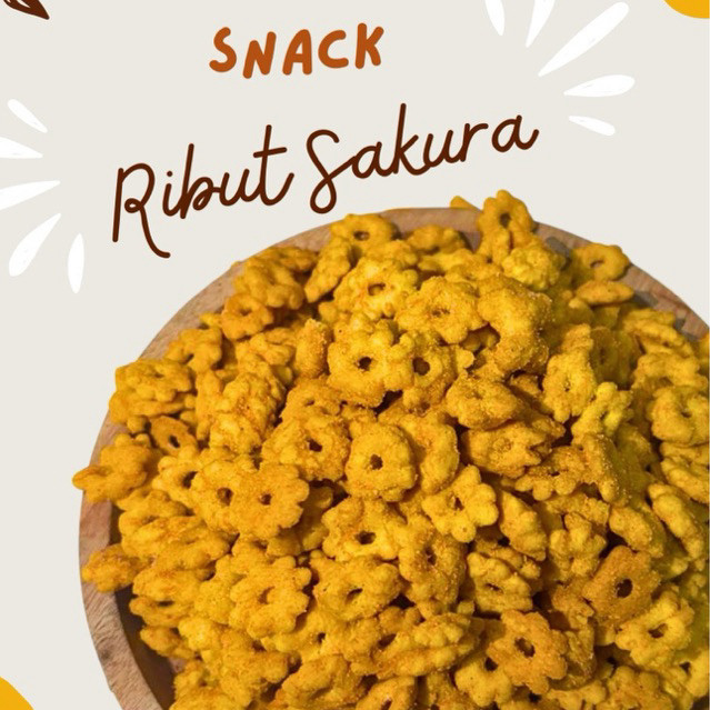 Jual sakura ribut snack kembang ribut 1kg | Shopee Indonesia