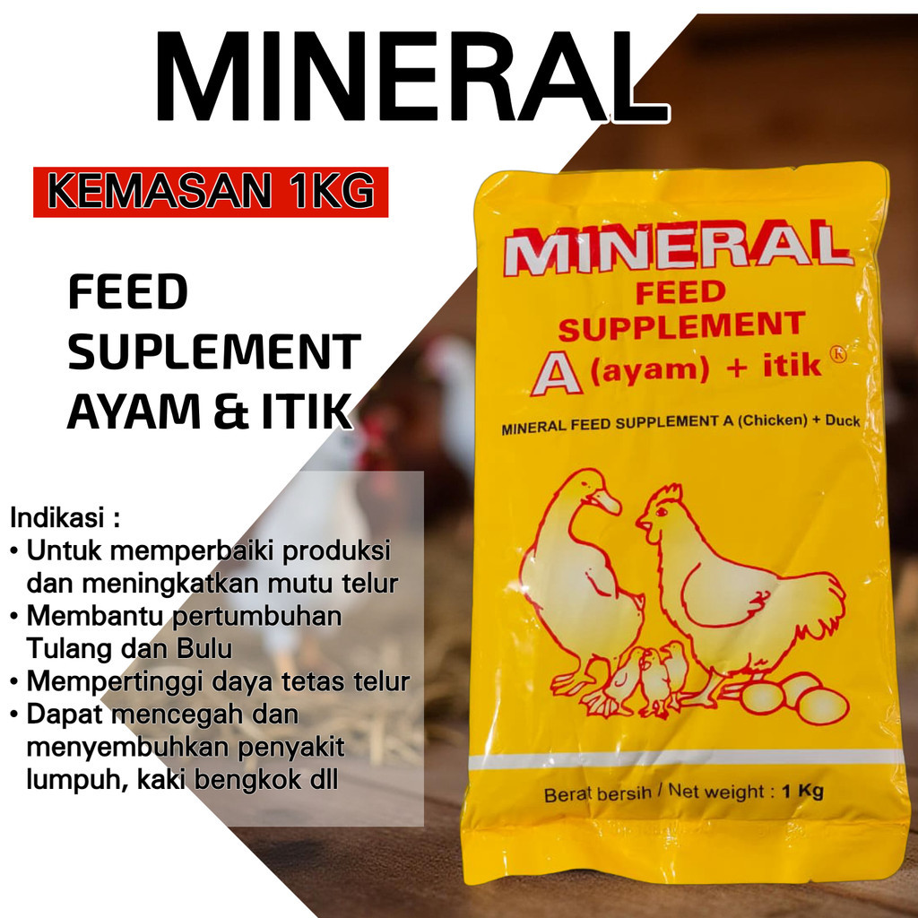 Jual Mineral Medion Supplement Kemasan 1kg Vitamin Suplemen Feed Untuk ...