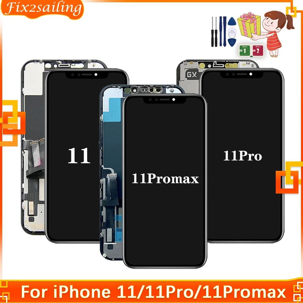 Jual LCD For iPhone 11 11Pro 11 Pro Max LCD Display Replacement Tou ...