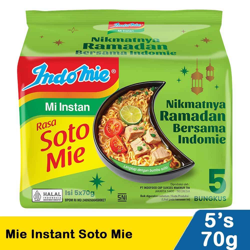 Jual INDOMIE MIE INSTANT SOTO MIE 5x70g | Shopee Indonesia
