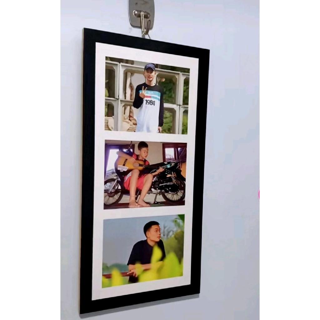 Jual CETAK 3 FOTO 6R PLUS BINGKAI SUSUN FULL LIST PINGGIRAN Besi Kayu ...