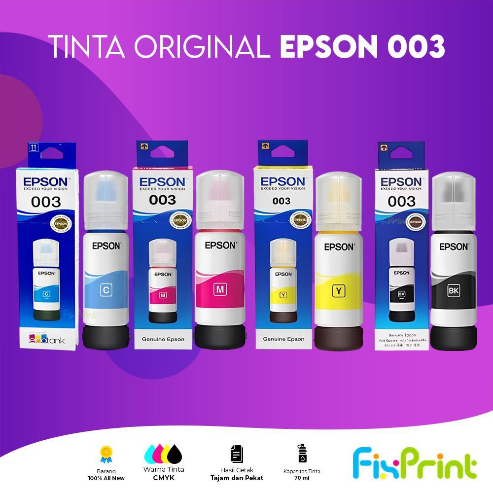 Jual Epson 003 T00V Tinta Cartridge Printer L1110 L3210 L3110 L3210 ...