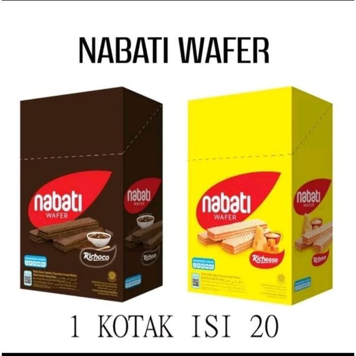 Jual Nabati Wafer Box 6gr Isi 20pcs - Coklat | Shopee Indonesia