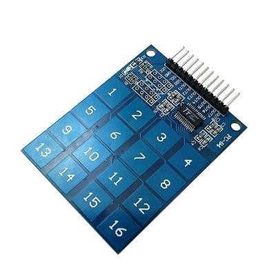 Jual TTP229 16 Channel Capacitive Touch Keypad Module | Shopee Indonesia