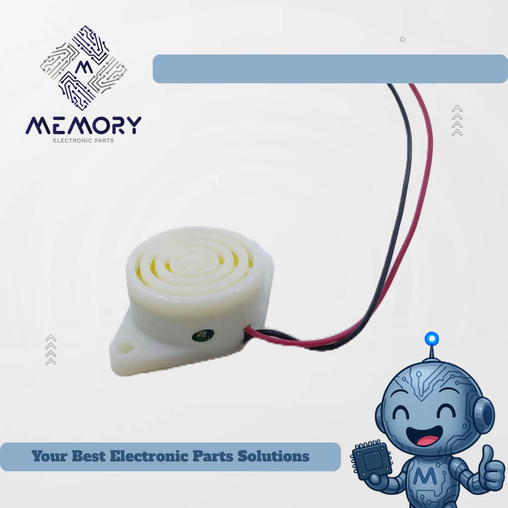 Jual Buzzer Besar 3v-24v DC bunyi continuous | Shopee Indonesia