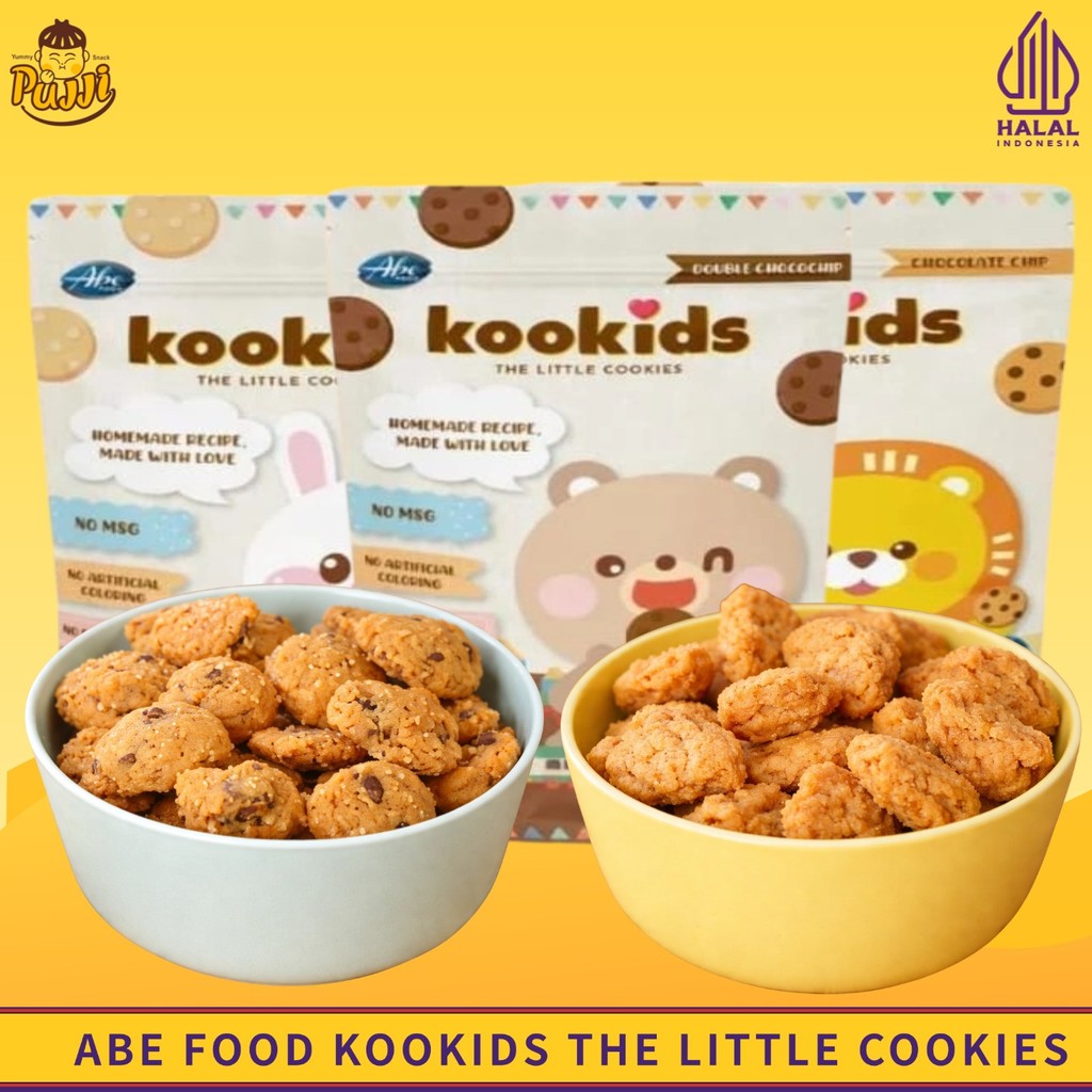 Jual ABE FOOD Kookids The Little Cookies | Cookies Anak | Biskuit Snack ...