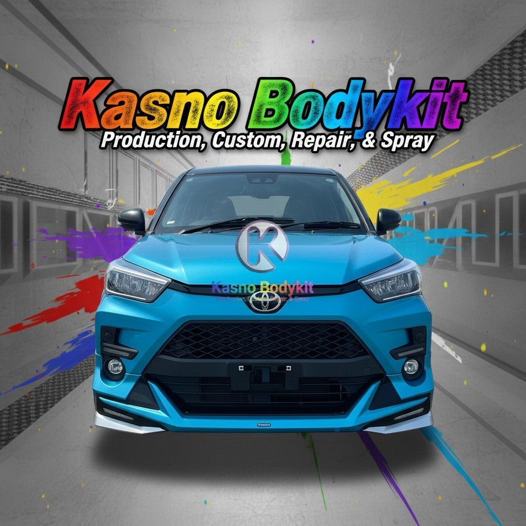 Jual bodykit Toyota Raize 1.2 G 1.0 T & 1.0 T GR body kit raize 2021 ...