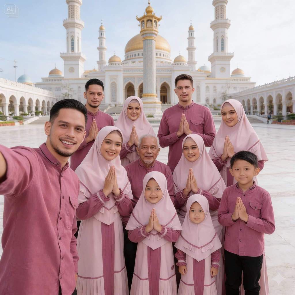 Jual Sarimbit Keluarga Seragam Lebaran Baju Couple Family Ready Muslim ...