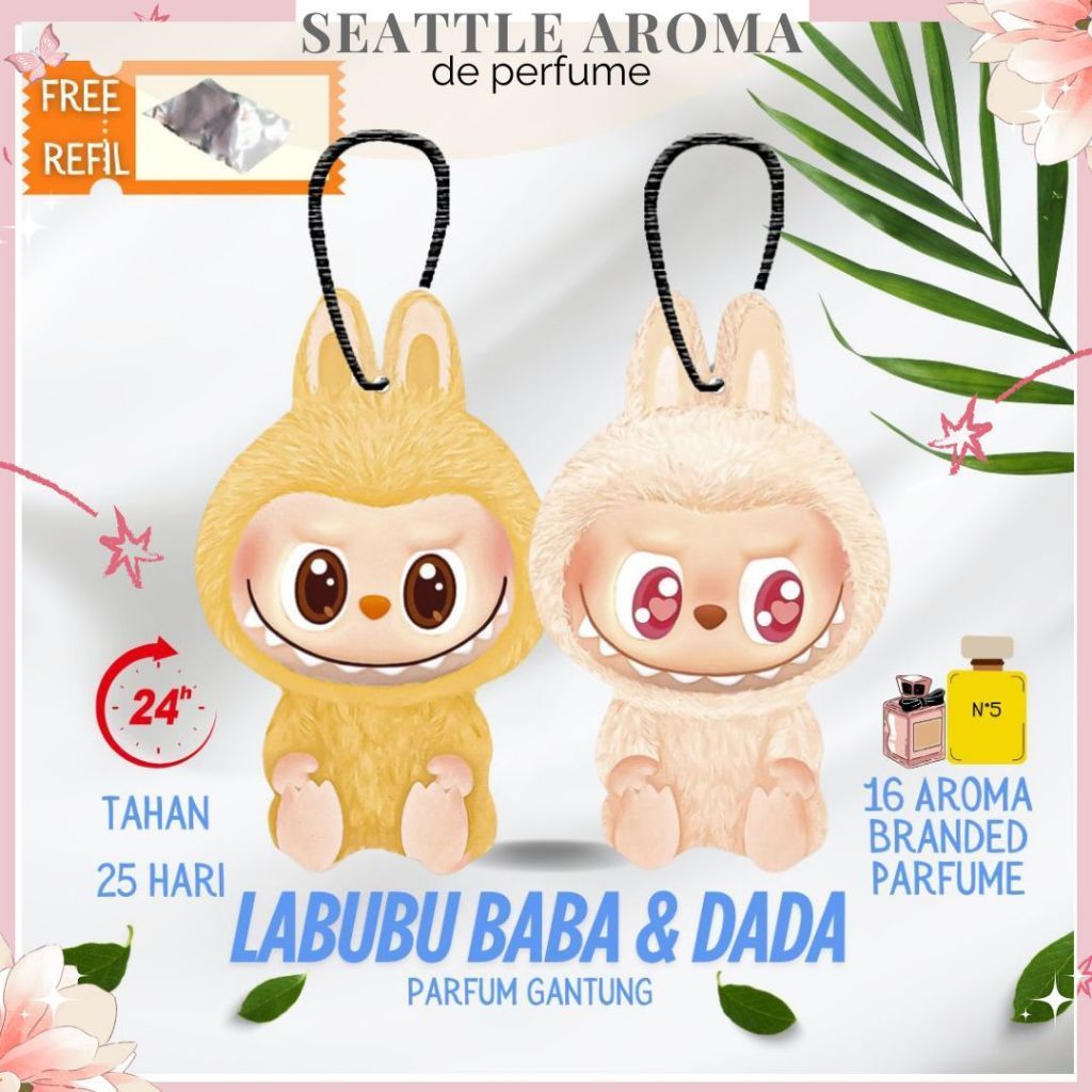 Jual [PREMIUM, TAHAN LAMA & WANGI ] SeattleAroma LABUBU Popmart Have a ...