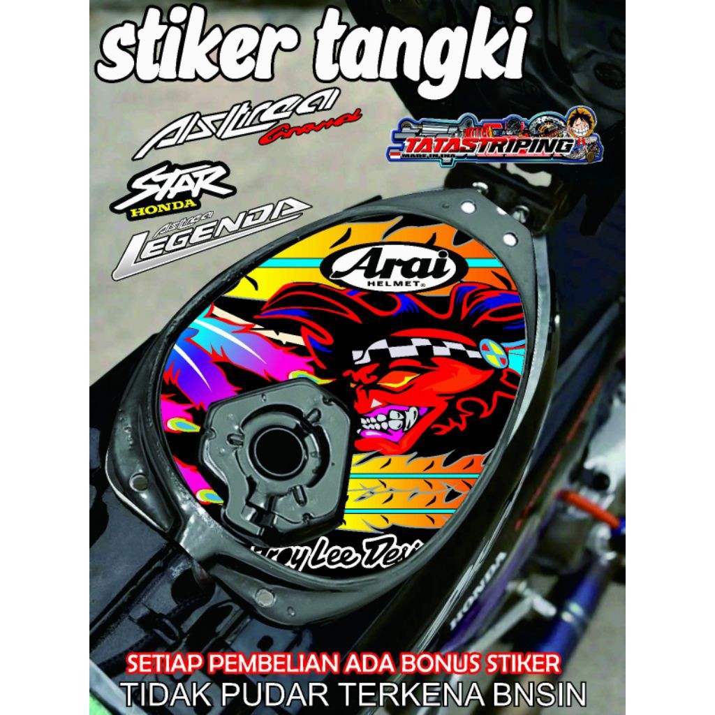 Jual STIKER TANGKI LEGENDA STIKER TANGKI ASTREA GRAND - RON DESIGN ...