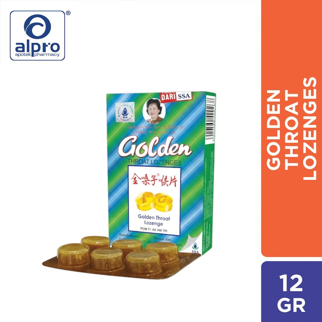 Jual Golden Throat Lozenges 12 Pcs | Shopee Indonesia