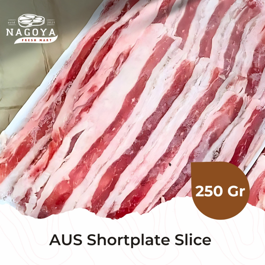 Jual AUS Shortplate Slice | Daging Sapi Slice Berlemak - 250 GR ...