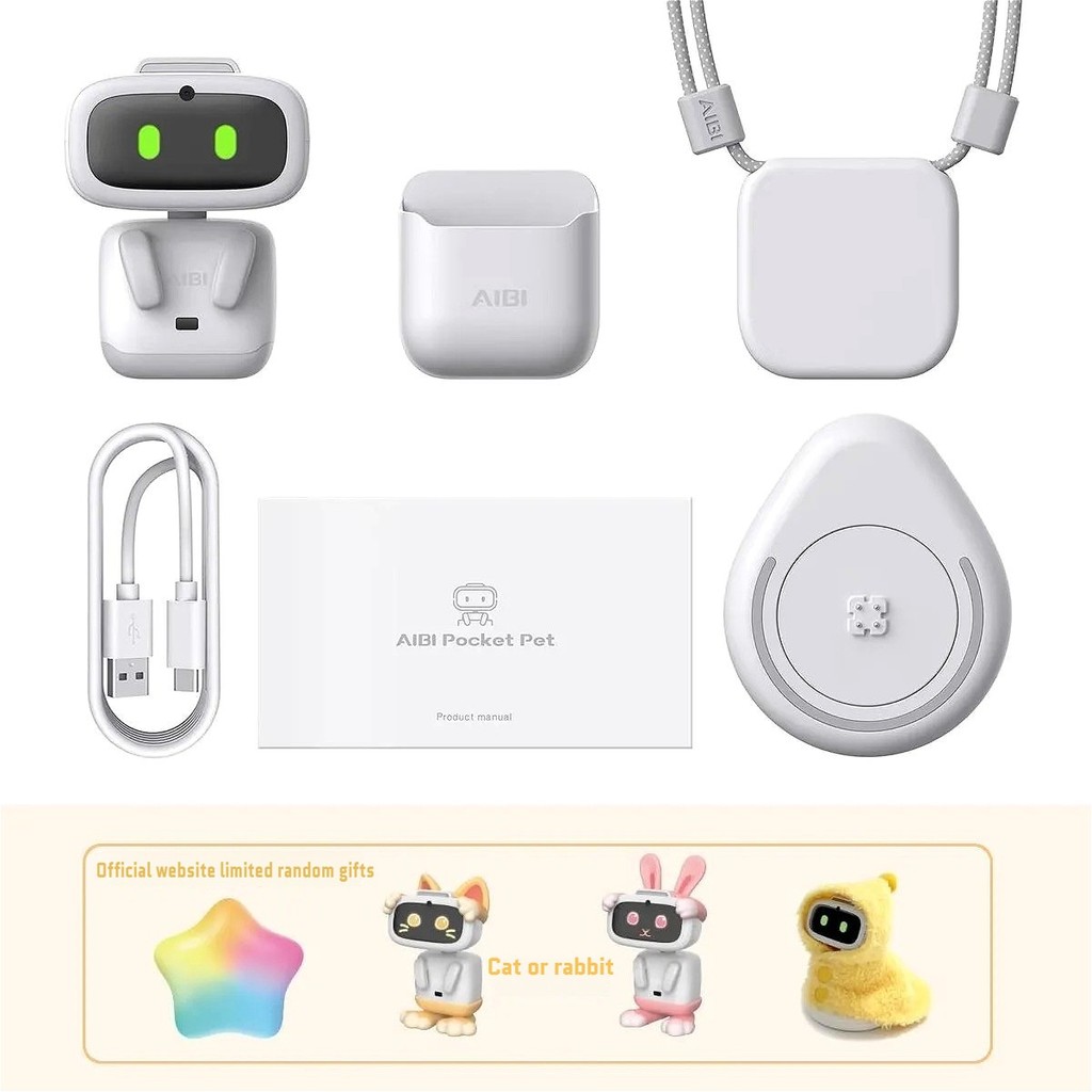 Jual AIBI Smart AI Pocket Robot Toy Voice Control Interactive Mini ...