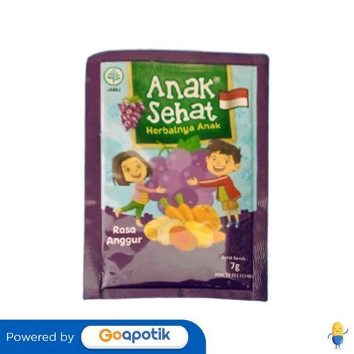 Jual Jamu Anak Sehat Rasa Anggur 7 Gram Box 10 + 1 Sachet | Shopee ...