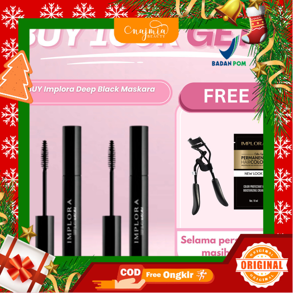 Jual Najmia - BUY 100K GET 1 Implora Deep Black Maskara/Maskara Implora ...