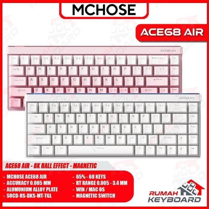 Jual MCHOSE - ACE68 AIR HE - 65% - Wired - Light Box - Hall Effect ...