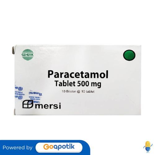 Jual Paracetamol Mersifarma 500 Mg Box 100 Tablet | Shopee Indonesia