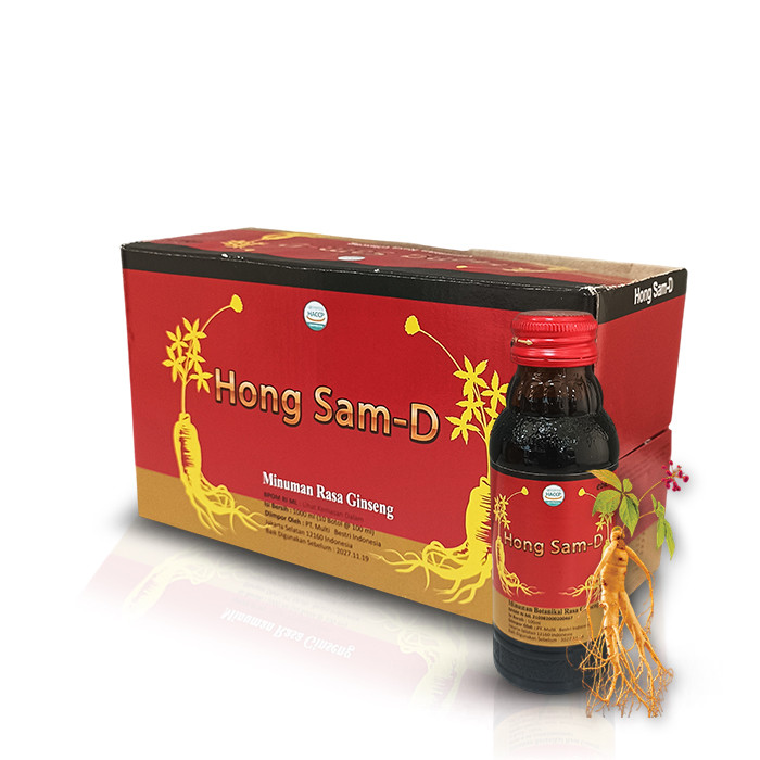 Jual Hong Sam-D Korean Ginseng 100ml x 10 | Shopee Indonesia