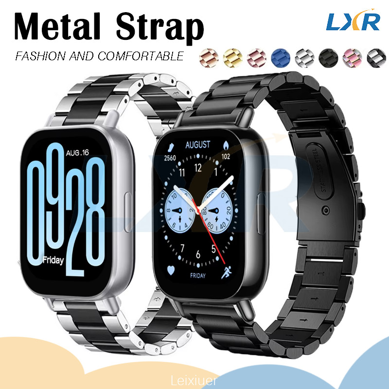 Jual Stainless Steel Band Metal Strap for Redmi Watch 5 Active /Redmi ...