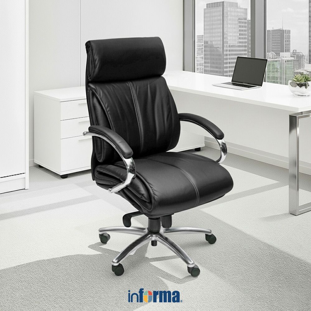 Jual Informa Ulysses Kursi Kantor Sandaran Tinggi - Hitam Tempat Duduk ...