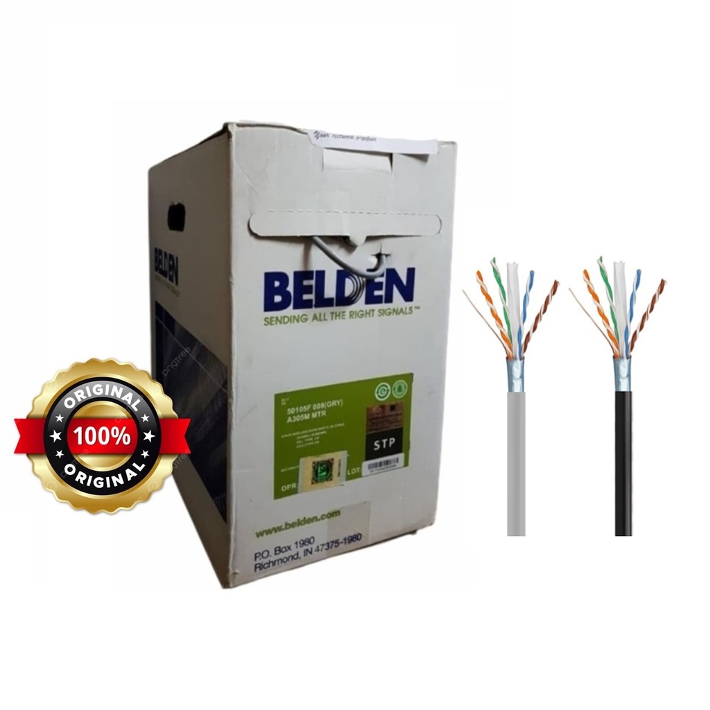 Jual Belden 50105F Cable Kabel Lan Network Jaringan Internet STP FTP ...