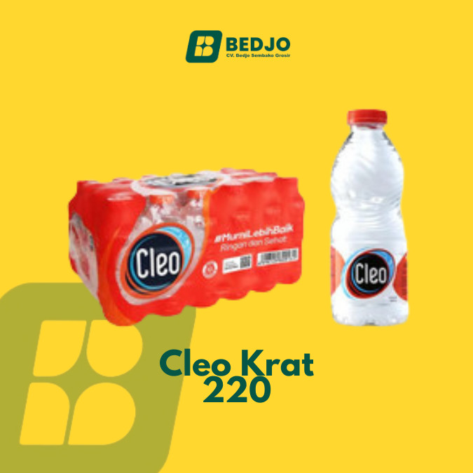 Jual Cleo Eco Smart Water 220ml DOS isi 24 | Shopee Indonesia
