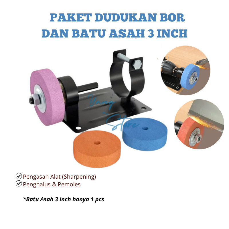 Jual YGS-B315-Bracket Stand Dudukan Mesin Bor DIY (INCLUDE BATU ASAH ...