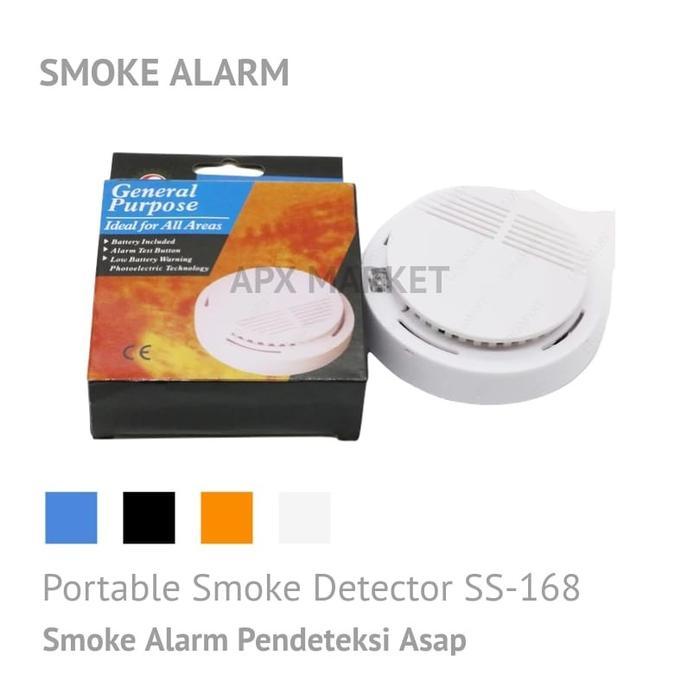 Jual Portable Smoke Detector SS-168 / Smoke Alarm | Shopee Indonesia