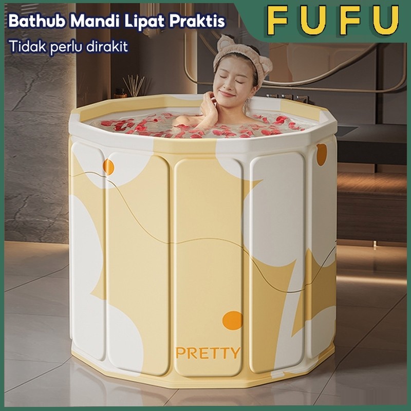 Jual FUFU Bak Mandi Lipat Portable / Bathtub Lipat Dewasa / Portable ...
