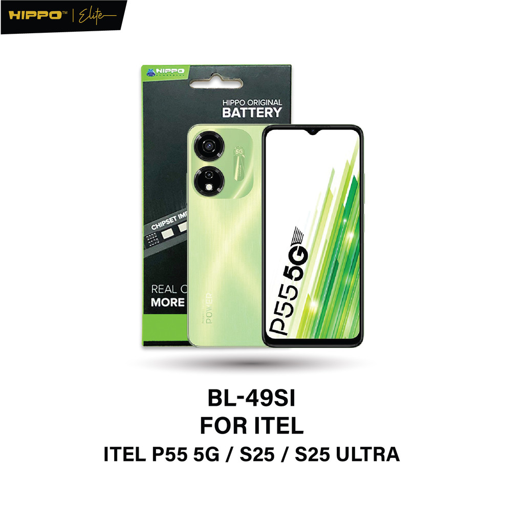 Jual Hippo Baterai BL-49SI ITEL P55 5G / S25 / S25 ULTRA 5000mAh ...