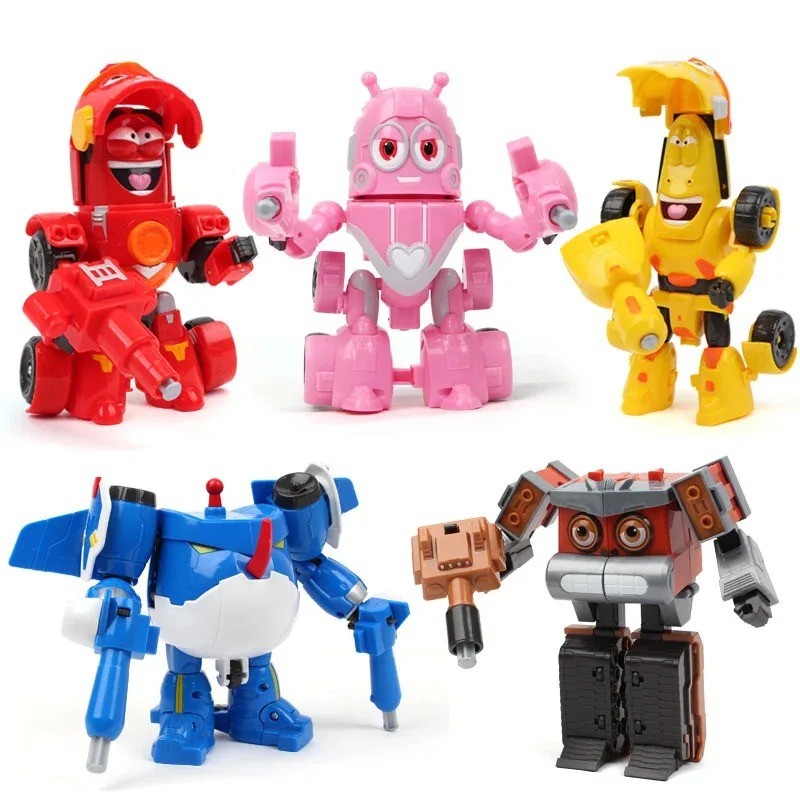 Jual Korea Larva Transformation Toys Action Figures Vehile Deformation ...