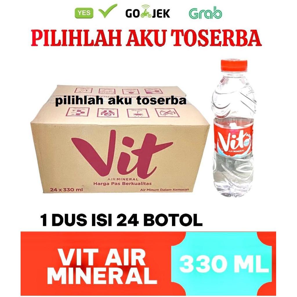 Jual VIT Air Minerale Botol Pet Mini 330 ml - ( HARGA 1 DUS ) | Shopee ...