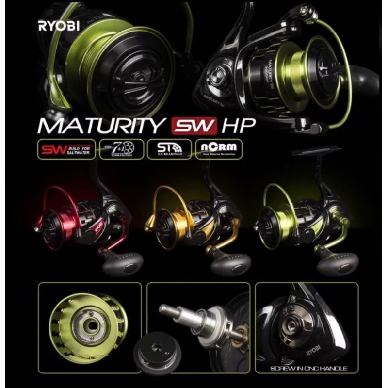 Jual Reel Ryobi Maturity SW 2000/3000/4000 Power Handle Super Light ...